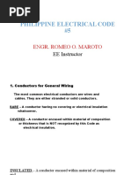 Philippine Electrical Code | PDF | Electrical Wiring | Building Engineering