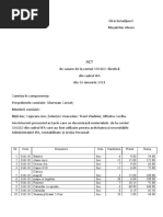 Act de Primire Predare Model | PDF