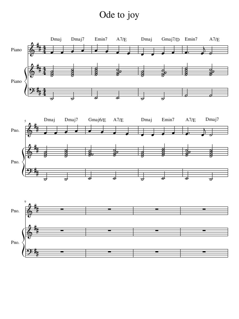 Ode To Joy (Reharm) !!!!! | PDF