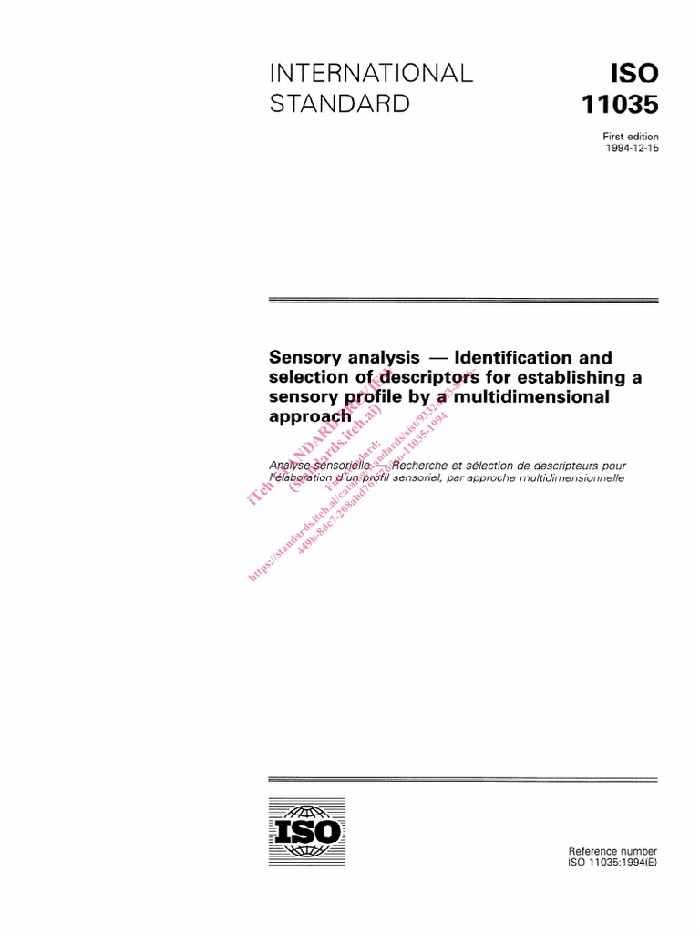 Iso 11035 1994 | PDF | International Organization For Standardization ...