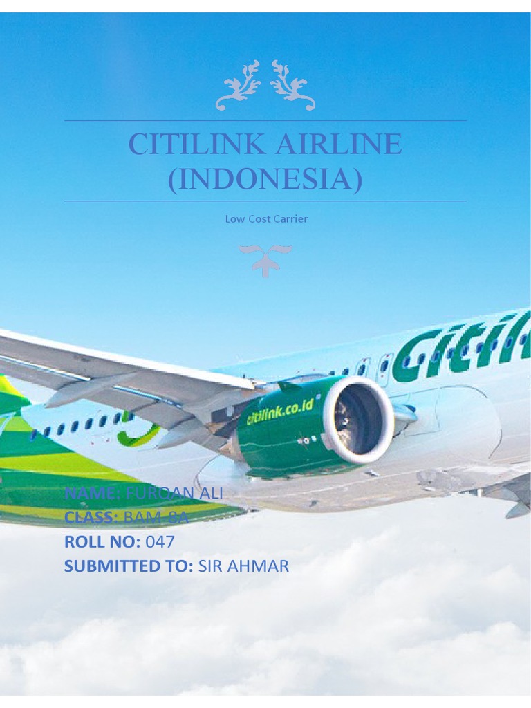Citilink Airline | PDF | Aviation | Airlines