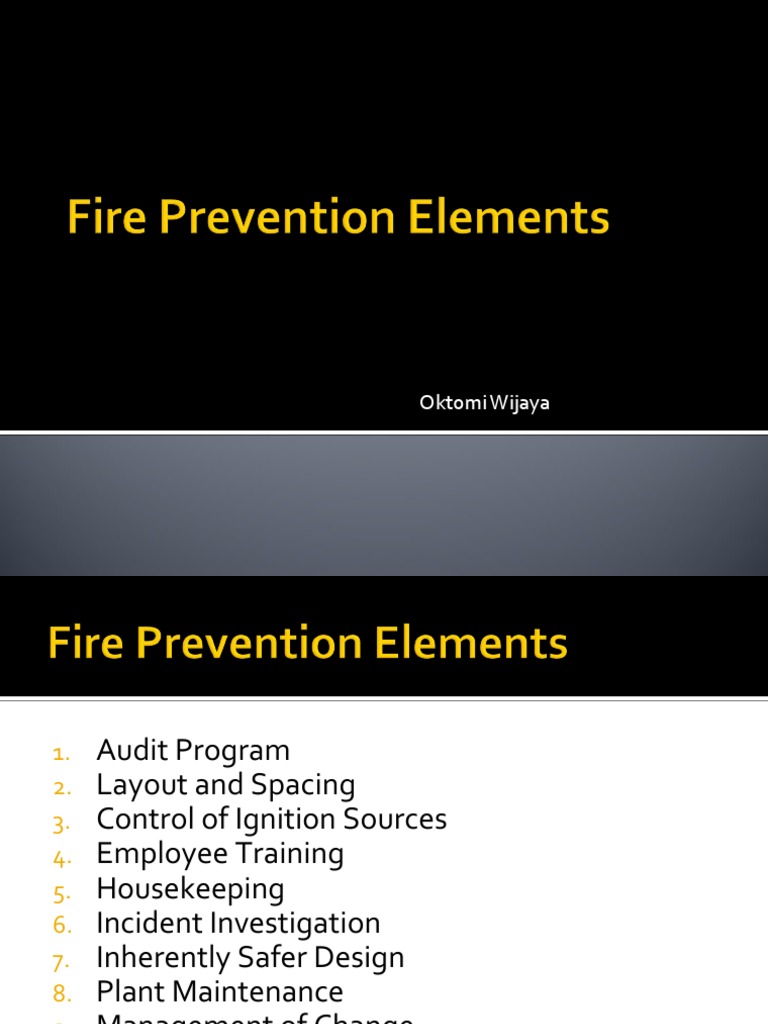 4 - Fire Prevention | PDF | Fires | Combustion