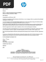 Cognizant Offer Letter | PDF | Salary | Wage