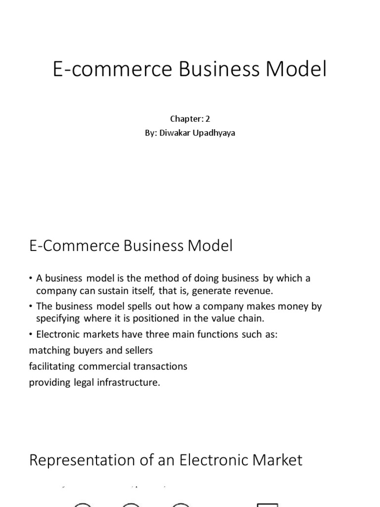 Chapter02 Business Models | PDF | Electronic Data Interchange | E Commerce