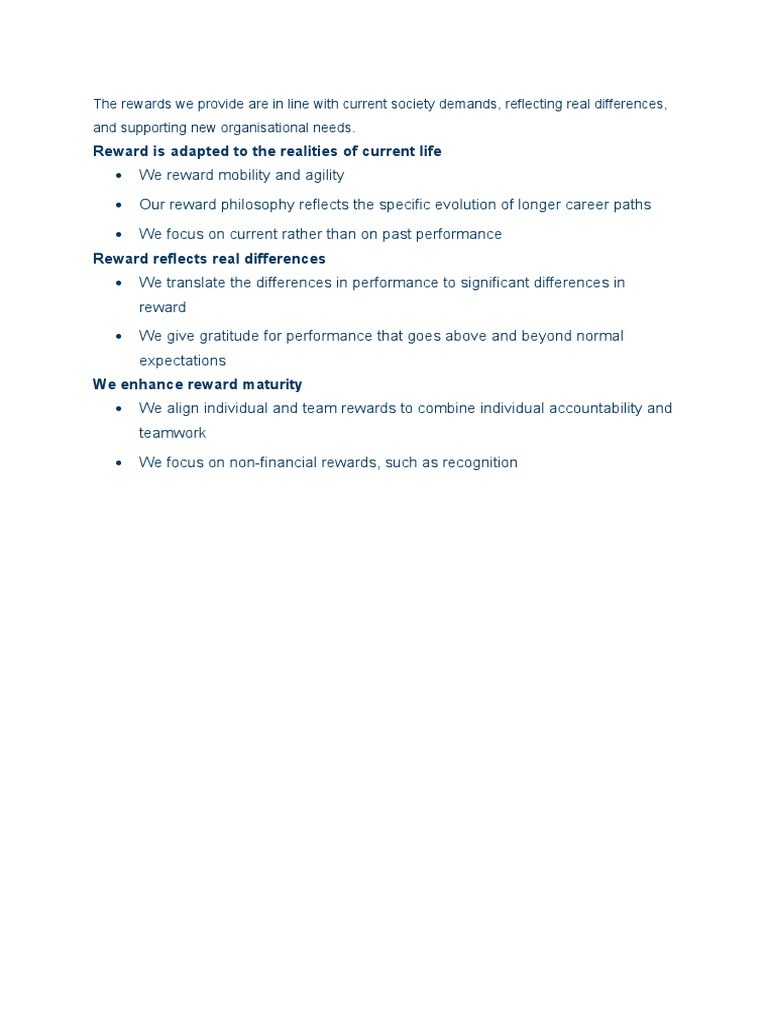 Honest Reward | PDF | Career & Growth | Business