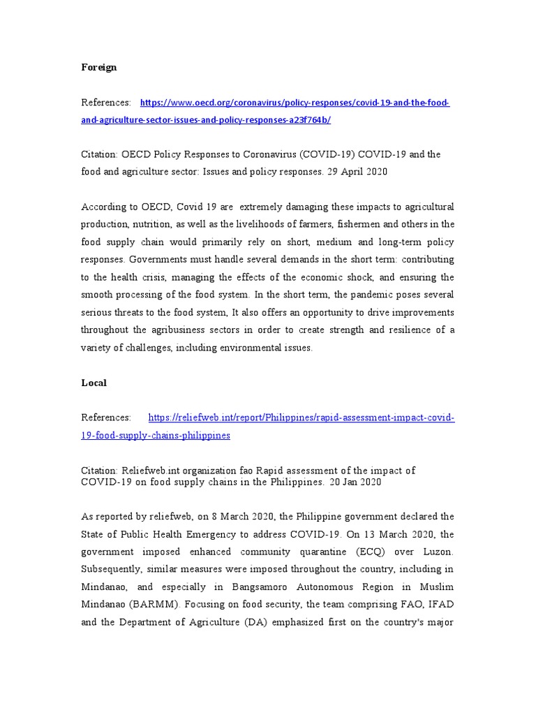 RRL Foreign and Local | PDF