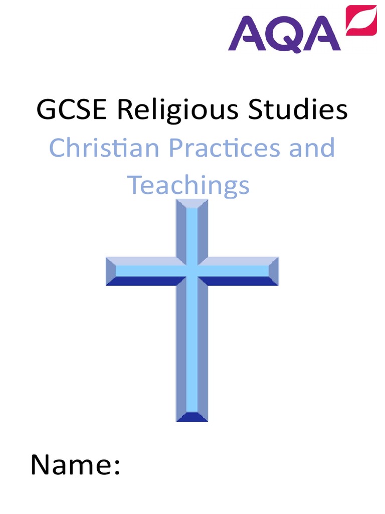 GCSE Christian Practices Workbook | PDF | Eucharist | Baptism