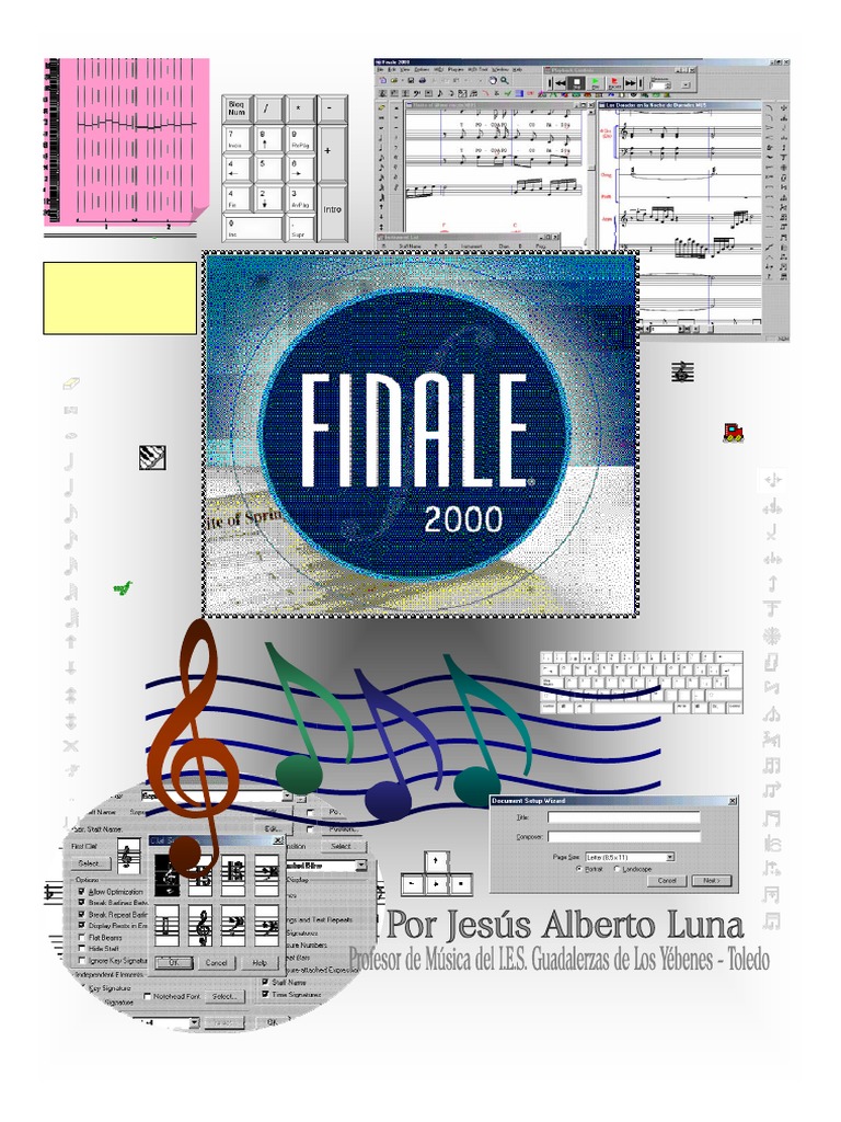 Finale 2000 Manual de Instrucciones | PDF | Notación musical ...