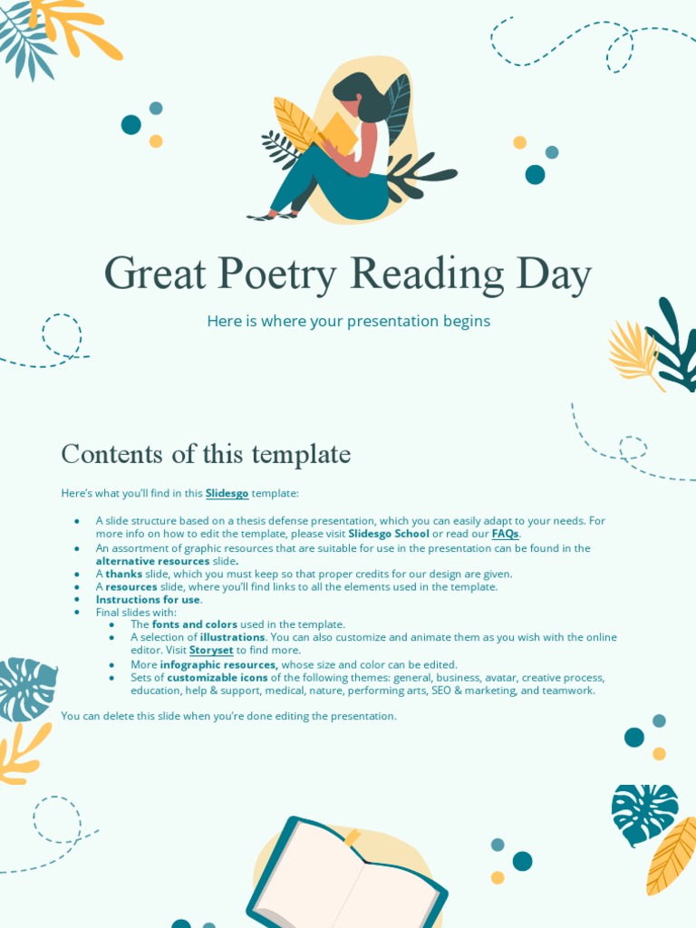 Great Poetry Reading Day | PDF | Planets | Saturn