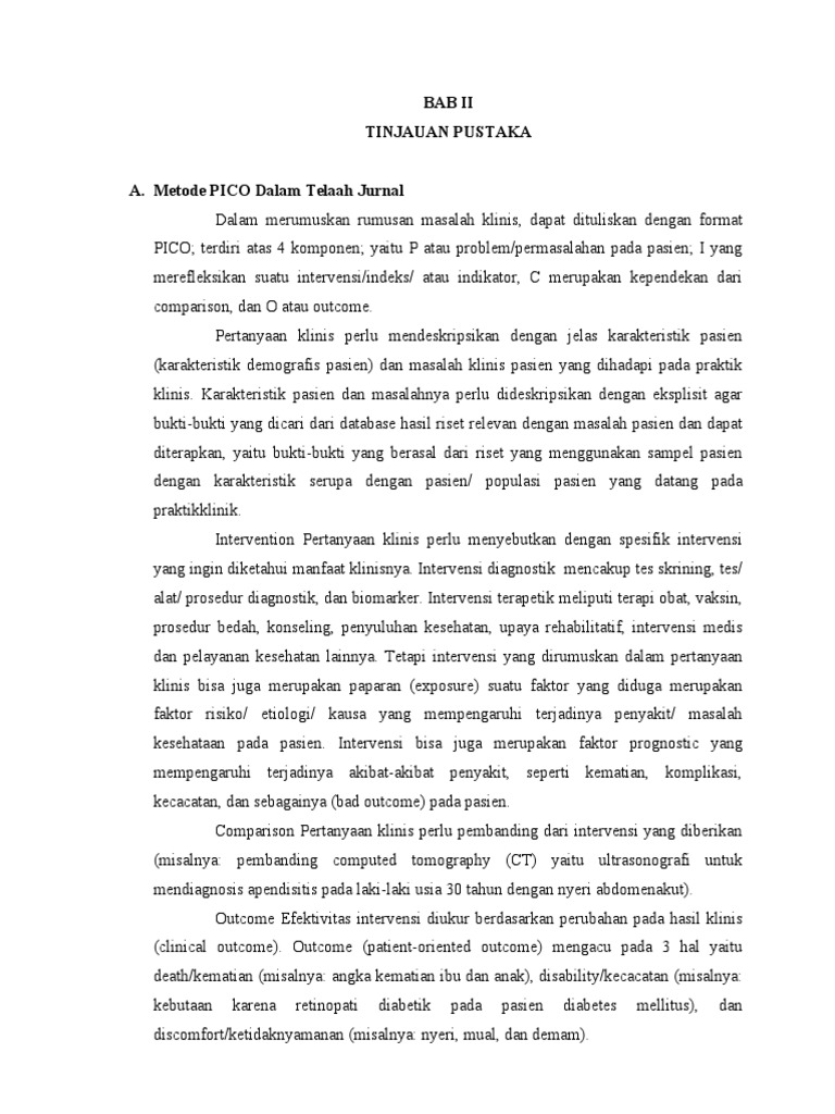 BAB II Pico | PDF