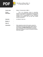 Fabm 1: Quarter 3 - Module 7: Recording Transactions of A Service ...