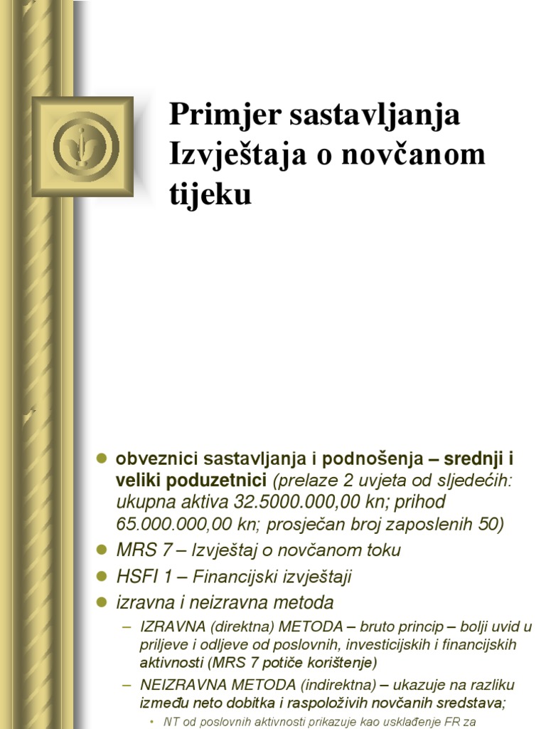 Novčani Tok | PDF
