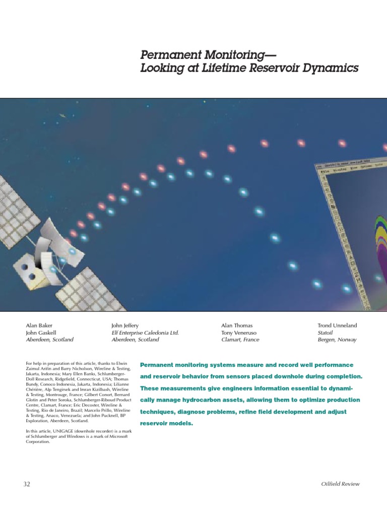 Permanent Monitoring - Looking at Lifetime Reservoir Dynamics | PDF ...