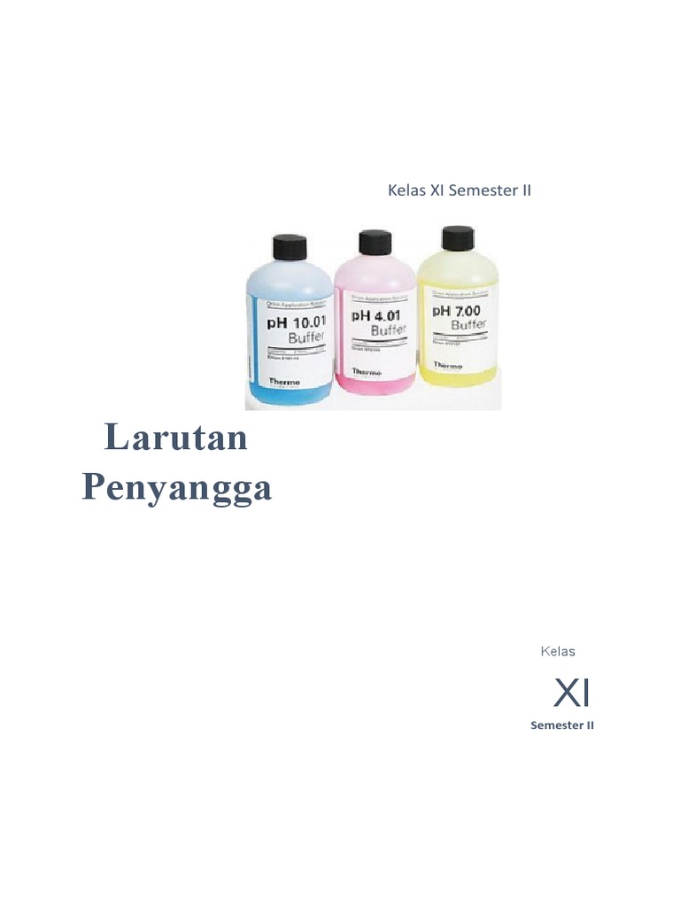 Modul Larutan Penyangga | PDF