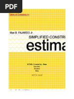 ESTIMATE by Max Fajardo | PDF