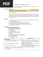 Checklist PEG Tube Feeding | PDF | Medicine | Health Sciences