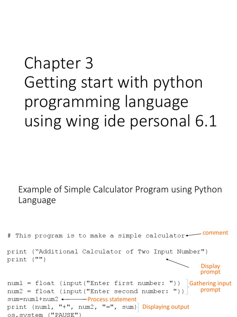 Week3 - Chapter 3 Basic Pyhton | PDF | Data Type | Variable (Computer ...