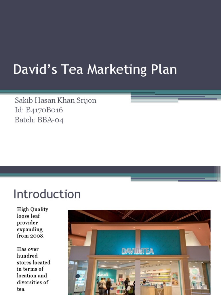 David's Tea Marketing Strategy 2023 | PDF