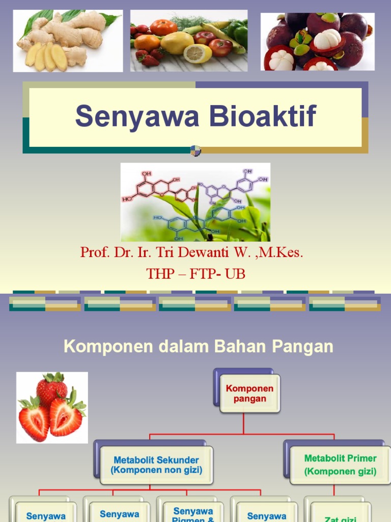 Senyawa Bioaktif - Nutra | PDF