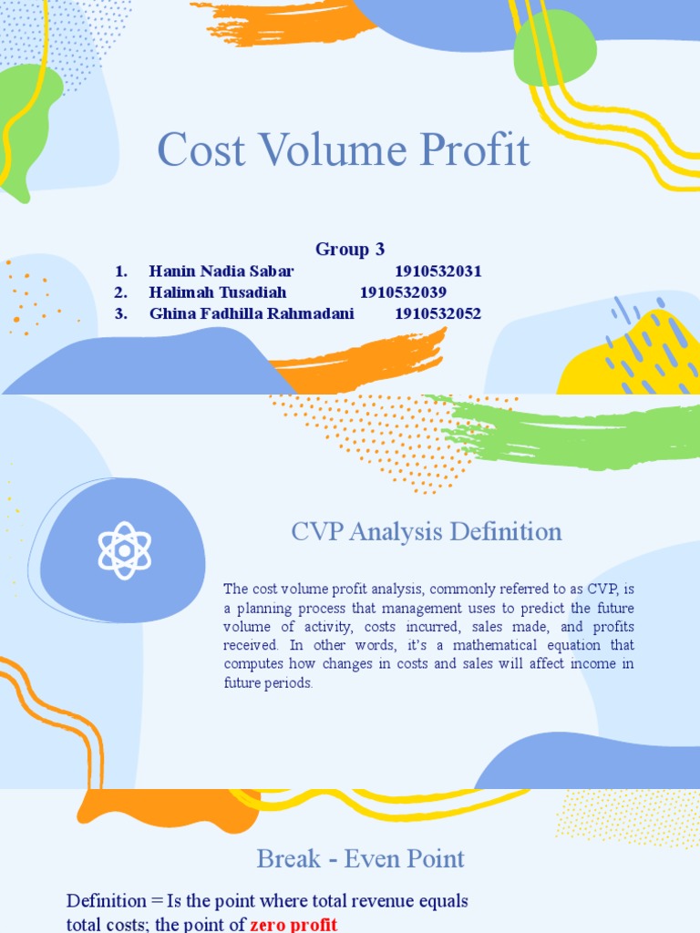 Cost Volume Profit | PDF | Business Economics | Financial Accounting