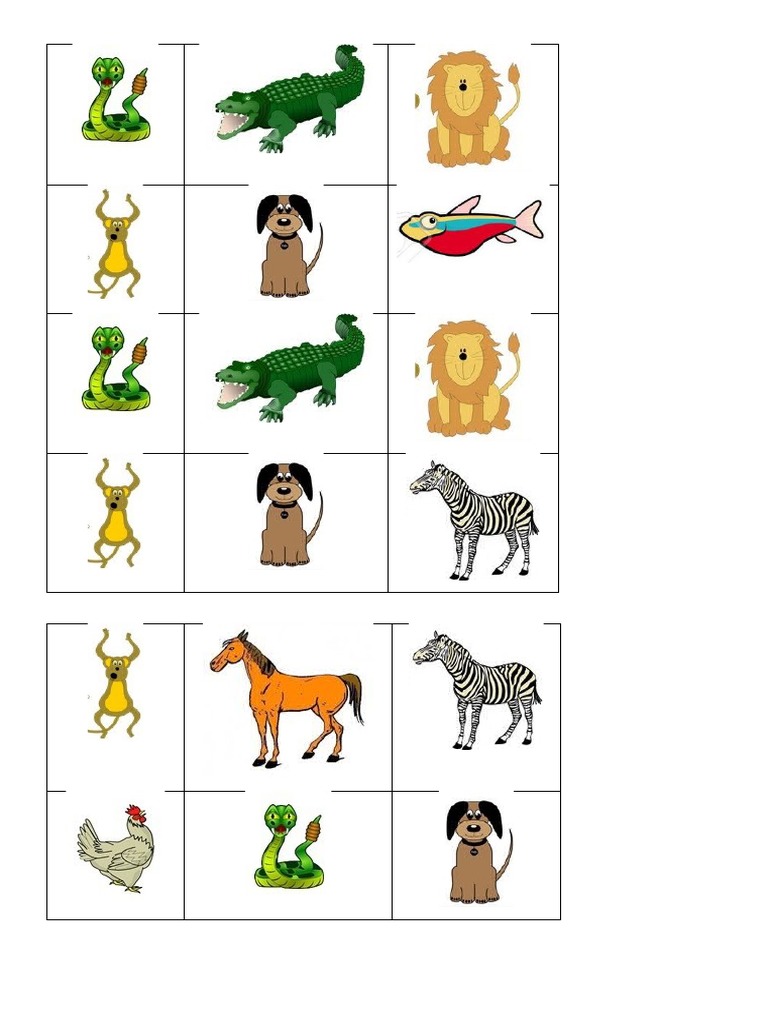 Bingo Animals | PDF