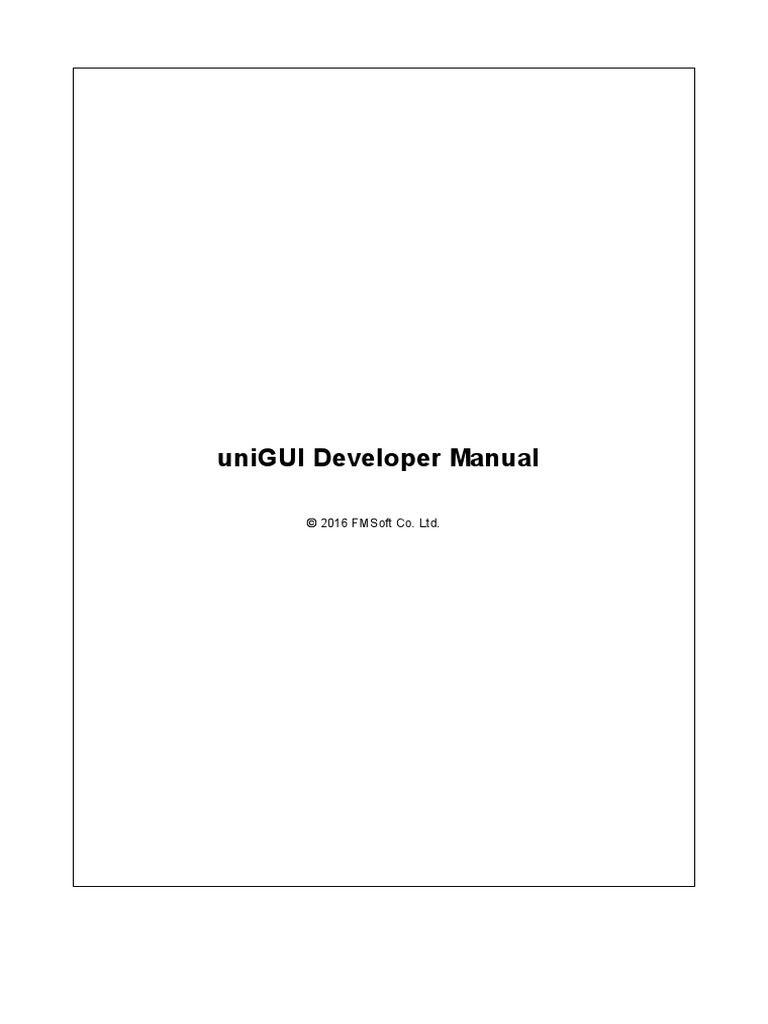 Manual UniGUI | PDF | Internet Information Services | Web Application Manual UniGUI | PDF | Internet Information Services | Web Application