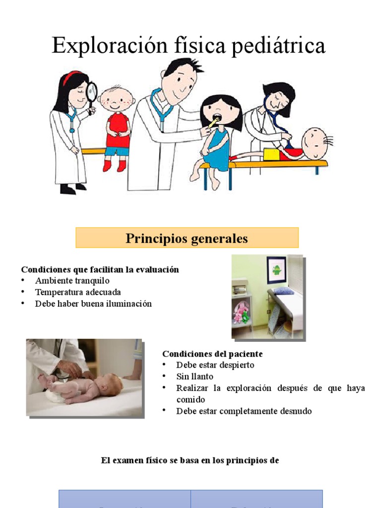 Exploración Física Pediátrica | PDF