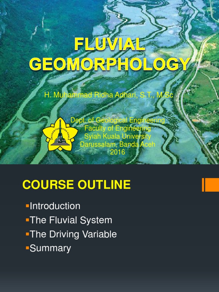 Week 5 Fluvial Geomorphology | PDF | Sediment | River