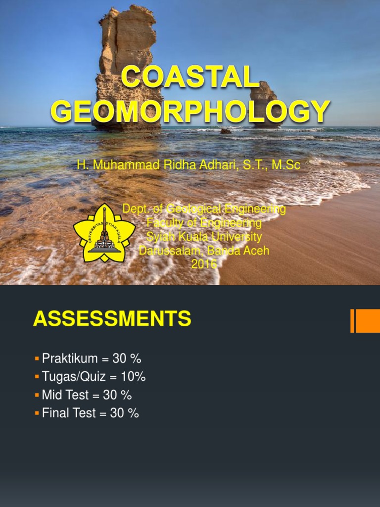 Week 6 Coastal Geomorphology | PDF | Coast | Erosion
