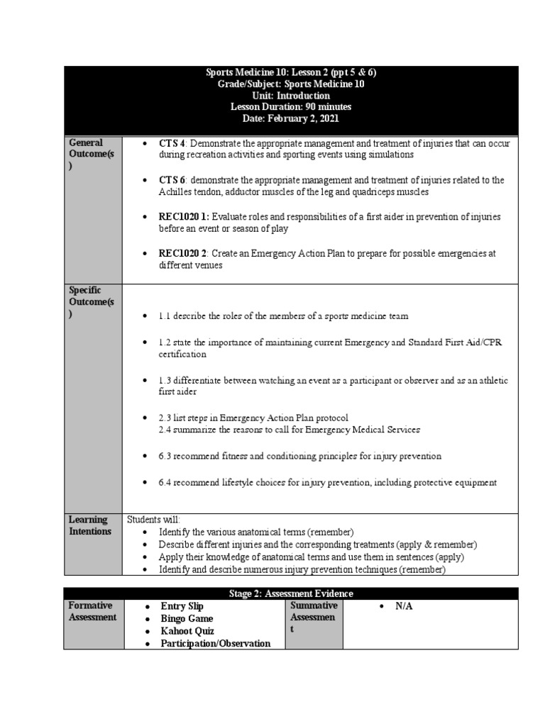 SM 10 - Intro Lesson 2 | PDF