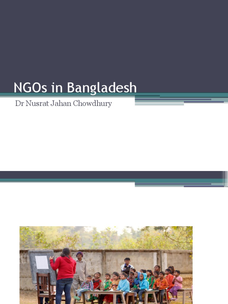 Ngos in Bangladesh: DR Nusrat Jahan Chowdhury | PDF | Non Governmental ...