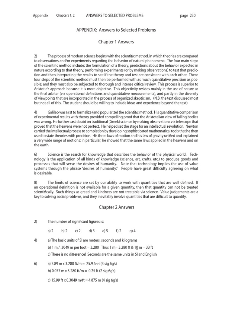 APPENDIX: Answers To Selected Problems Chapter 1 Answers: Chapters 1, 2 | PDF | Atomic Nucleus ...