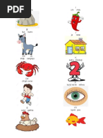 50 Palabras en Mam y Español Con Imagenes | PDF