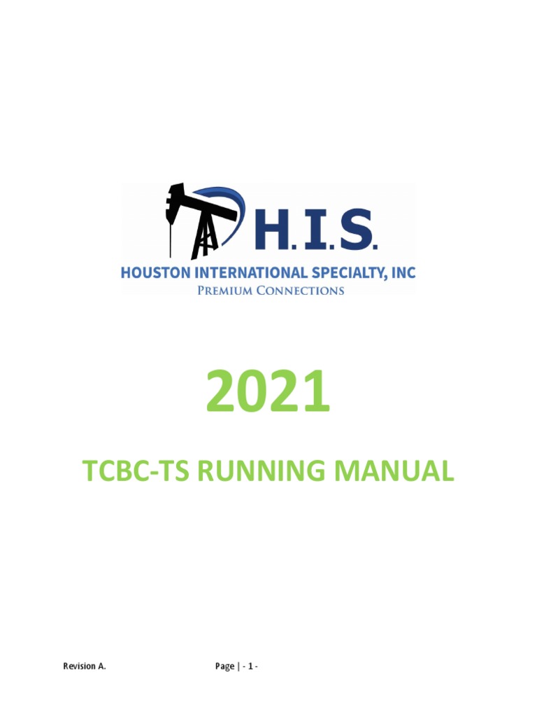 Running TCBC-TS Connectors: Procedures and Recommendations for Safe ...