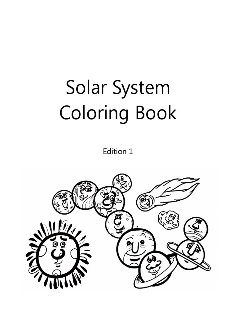 Solar System Coloring Book: Edition 1 | PDF | Saturn | Planets
