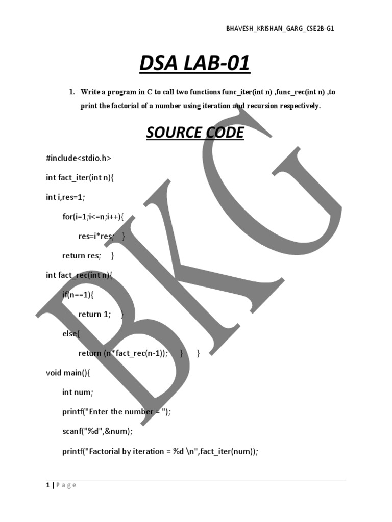 Bhavesh Krishan Garg Cse2b-G1 (Lab01) | PDF | Computer Programming | Control Flow