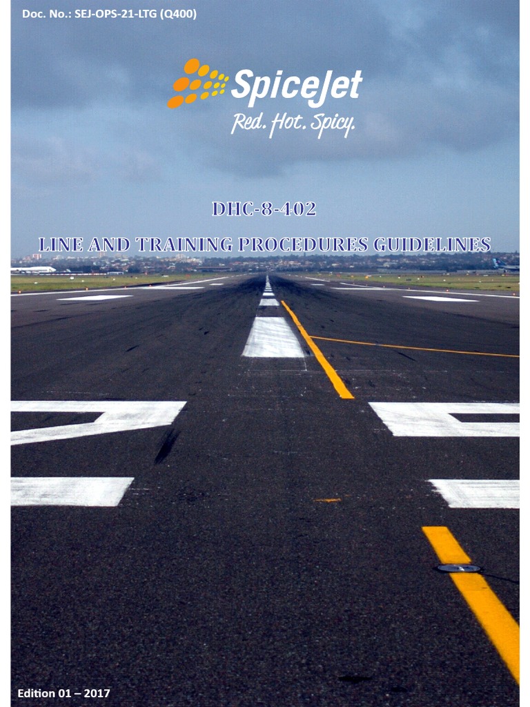 SpiceJet Q400 Line & Training Guidelines | PDF | Flight Attendant | Air ...