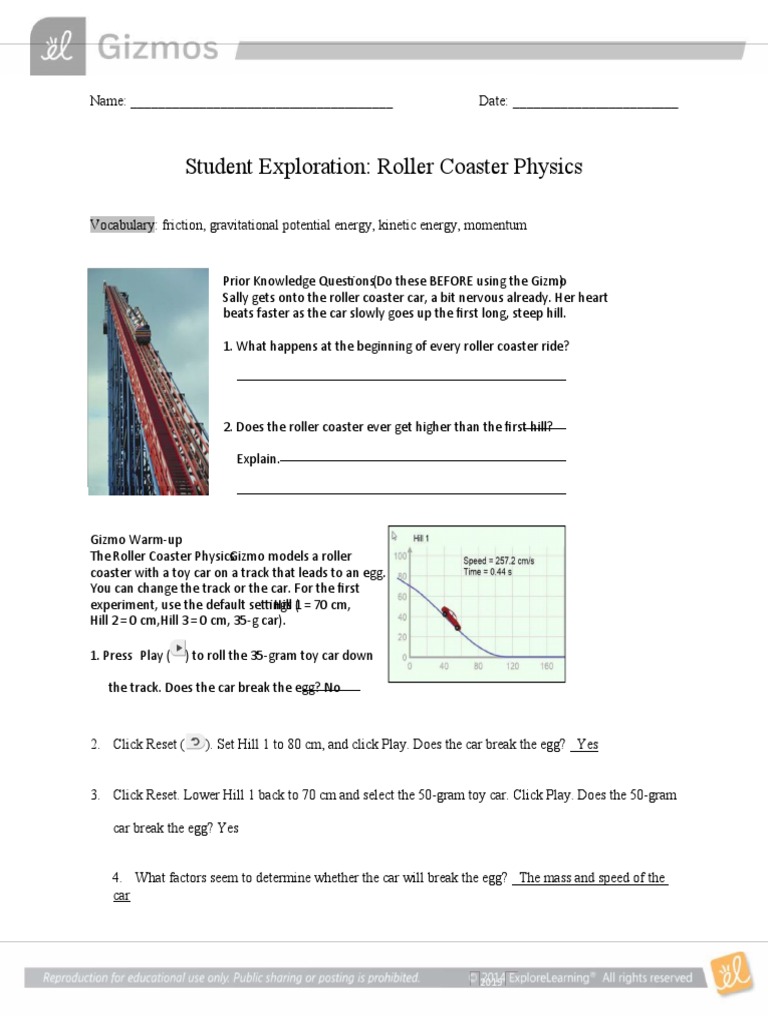 Understanding the Physics of Roller Coasters: How Potential and Kinetic ...