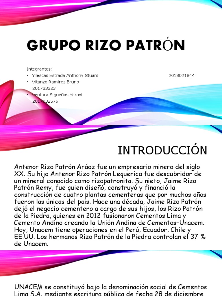 Grupo Rizo Patrón | PDF | Lima | Perú