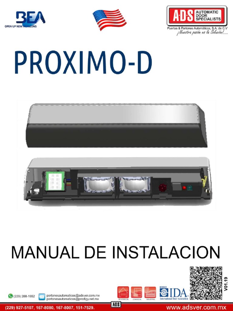 Manual DE INSTALACION BEA PROXIMO-D | PDF