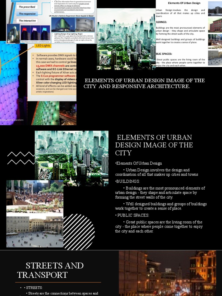Elements of Urban Design Image of The City | PDF | Public Transport ...