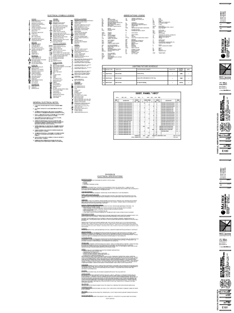 Electrical Symbols Legend and Abbreviations | PDF | Machines | Building ...