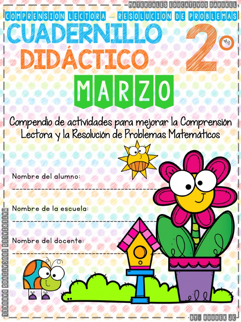 ?2° Lectora-Mate Cuadernillo Darukel Marzo 2021? | PDF | Naturaleza