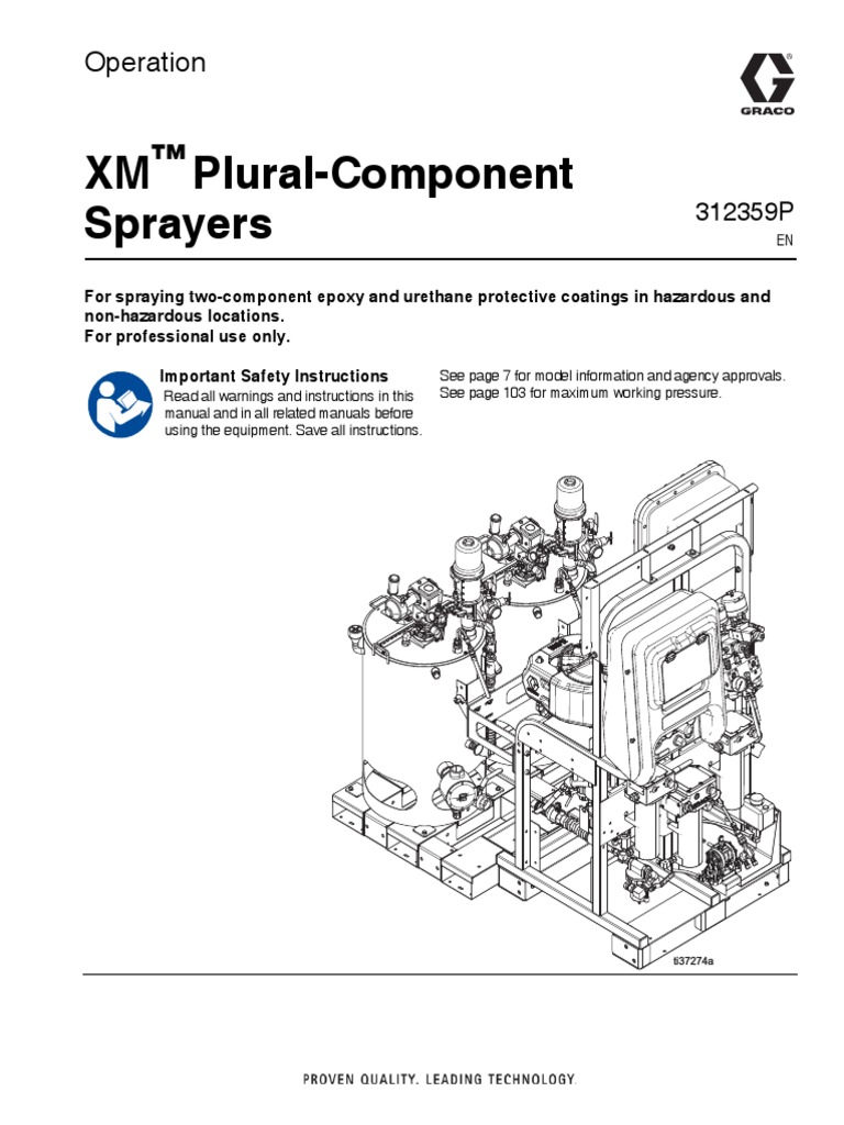 Graco xm70 Manual | PDF | Personal Protective Equipment | Electrical Wiring
