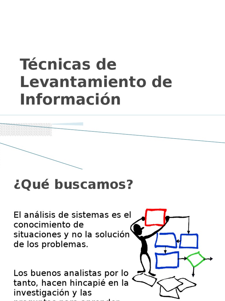 Tecnicas de Levantamiento de Informacion | PDF | Cuestionario | Información