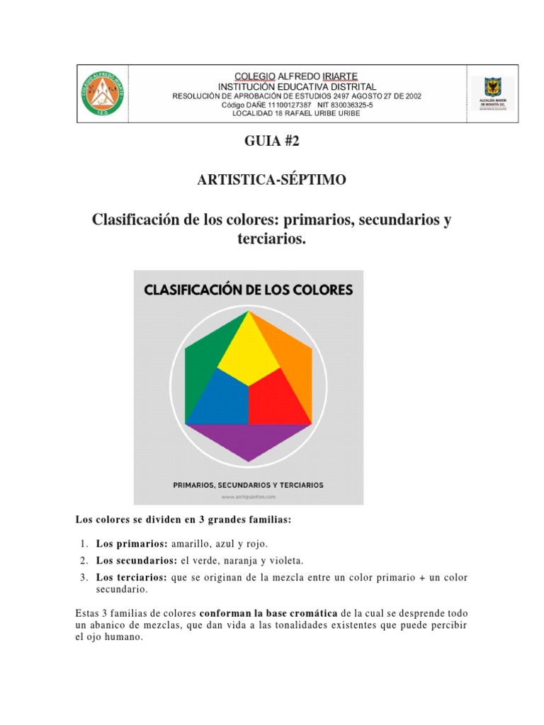 Clasificacion de Los Colores | PDF