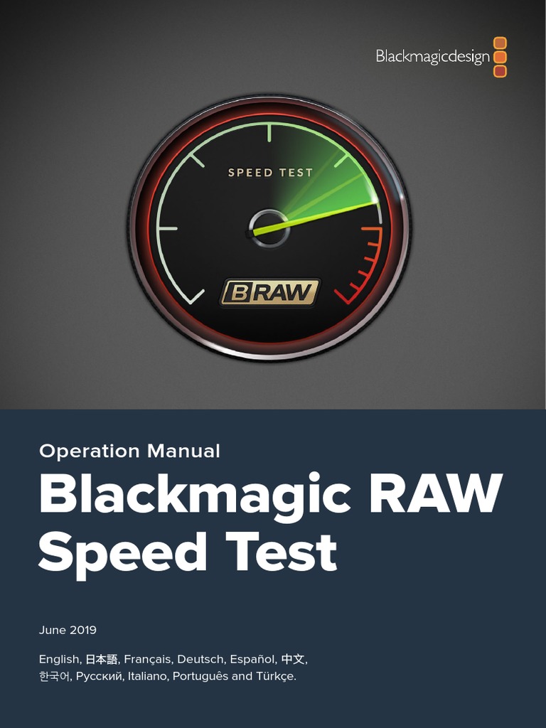 Blackmagic RAW Speed Test | PDF | Data Compression | Graphics ...