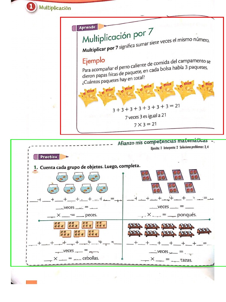 Multiplicación Por 7 | PDF