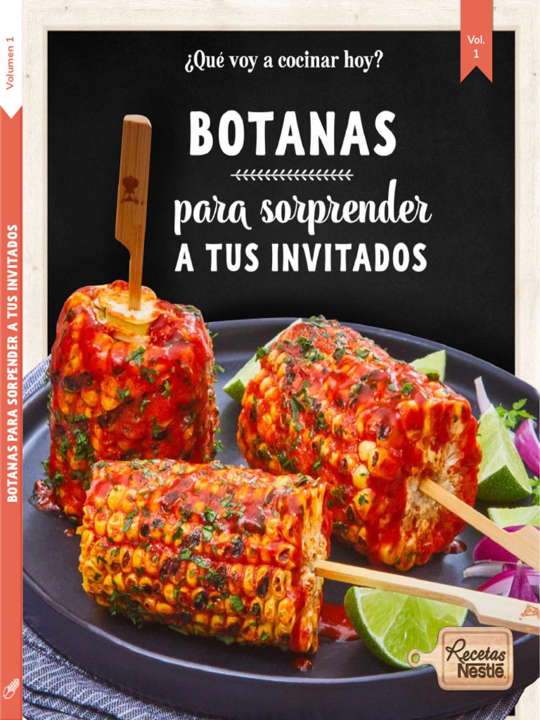 Botanas para Sorprender A Tus Invitados | PDF | Salsa | Tomate