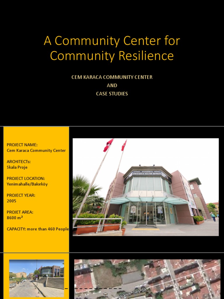 Community Centers for Resilience Design | PDF